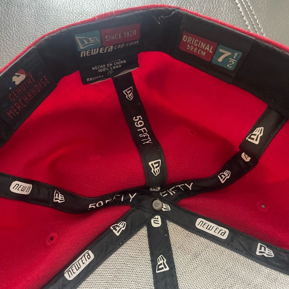 New Era | Accessories | New Era Red Fitted Cap | Poshmark